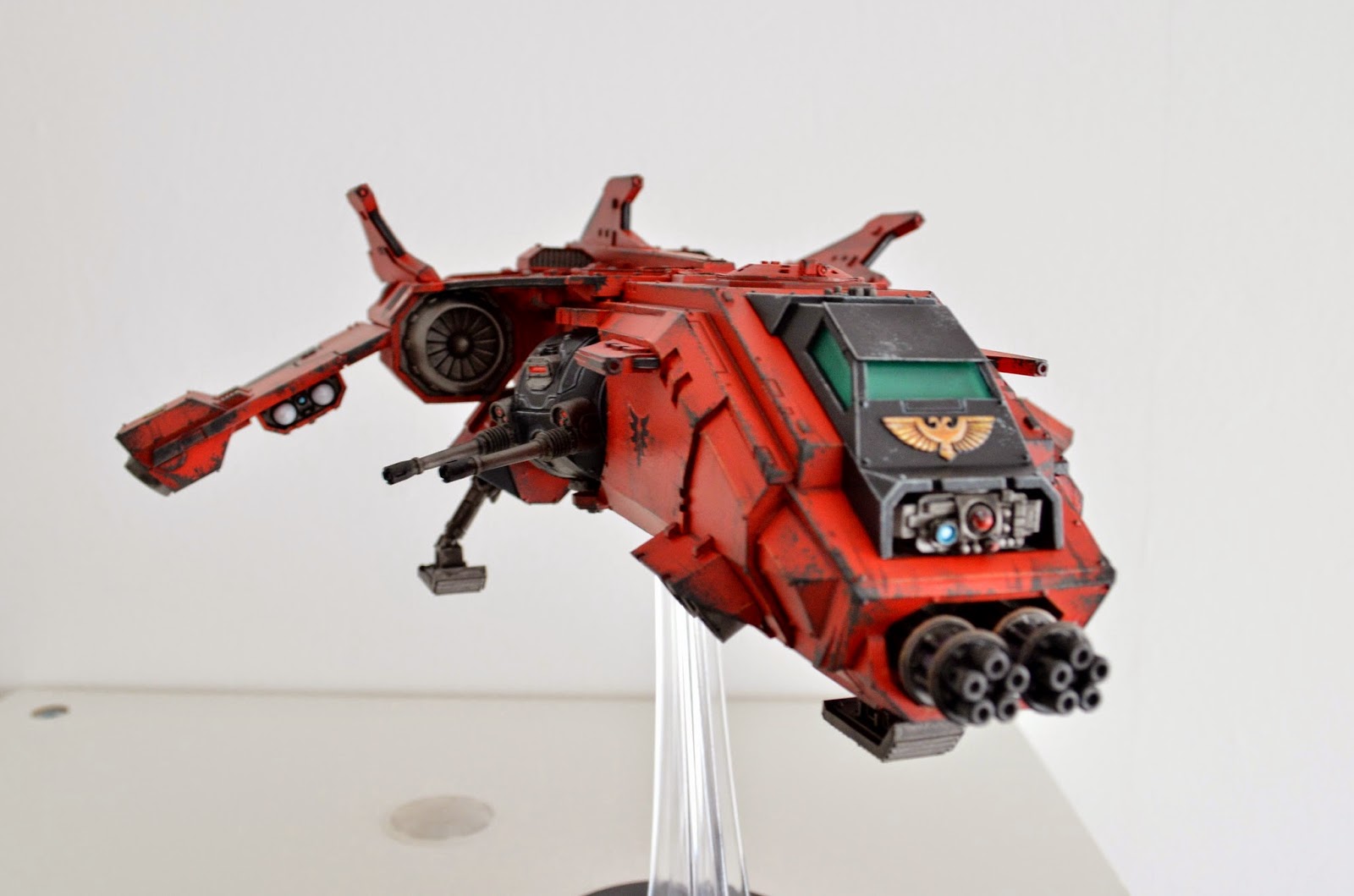 Segmentum Solar: Blood Angels Fire Raptor Gunship.