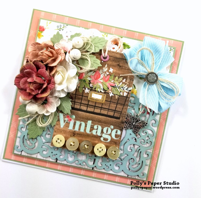 Really Reasonable Ribbon Blog: Vintage Tag Greeting Card