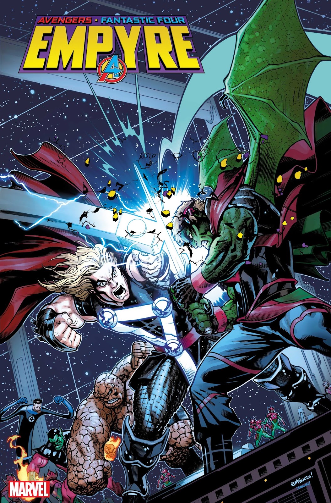 Novas imagens teaser e capa variante da saga Empyre liberadas pela ...