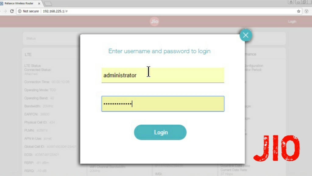 How to Change Jiofi Passwords - Jiofi Password Change ~ Premium 4 Free