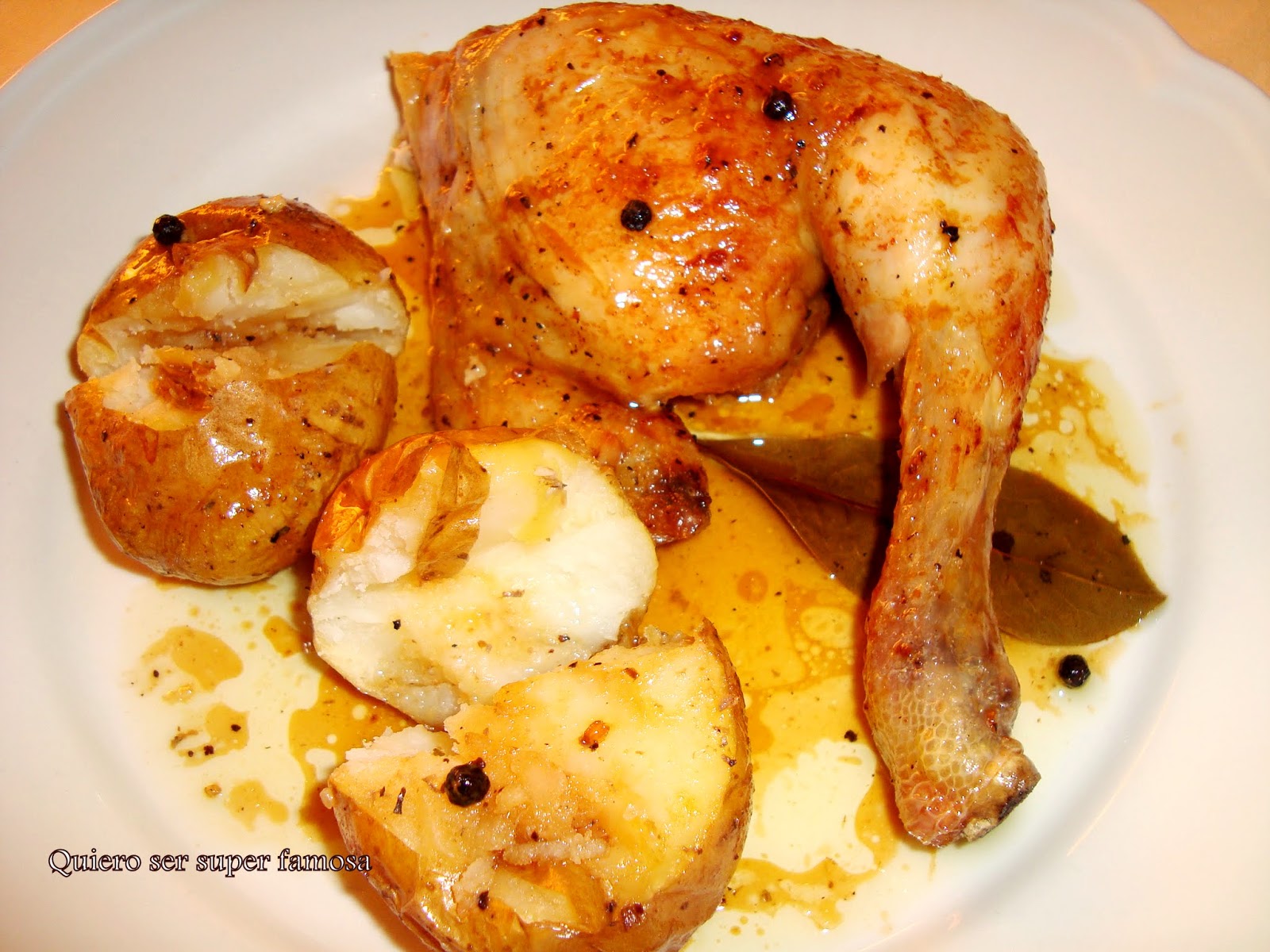 QUIERO SER SÚPER FAMOSA: Pollo a l´Ast o pollo al horno