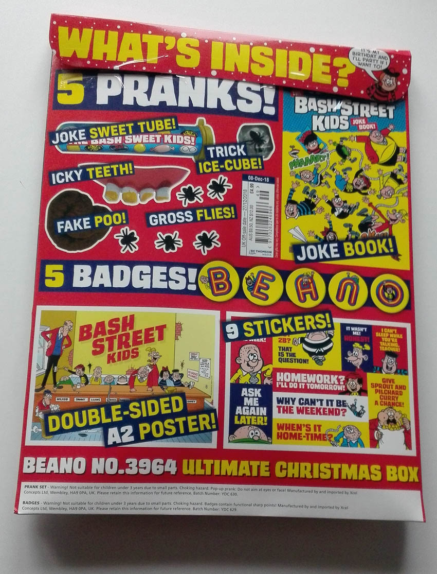 BLIMEY! The Blog of British Comics: The Christmas BEANO (2018)