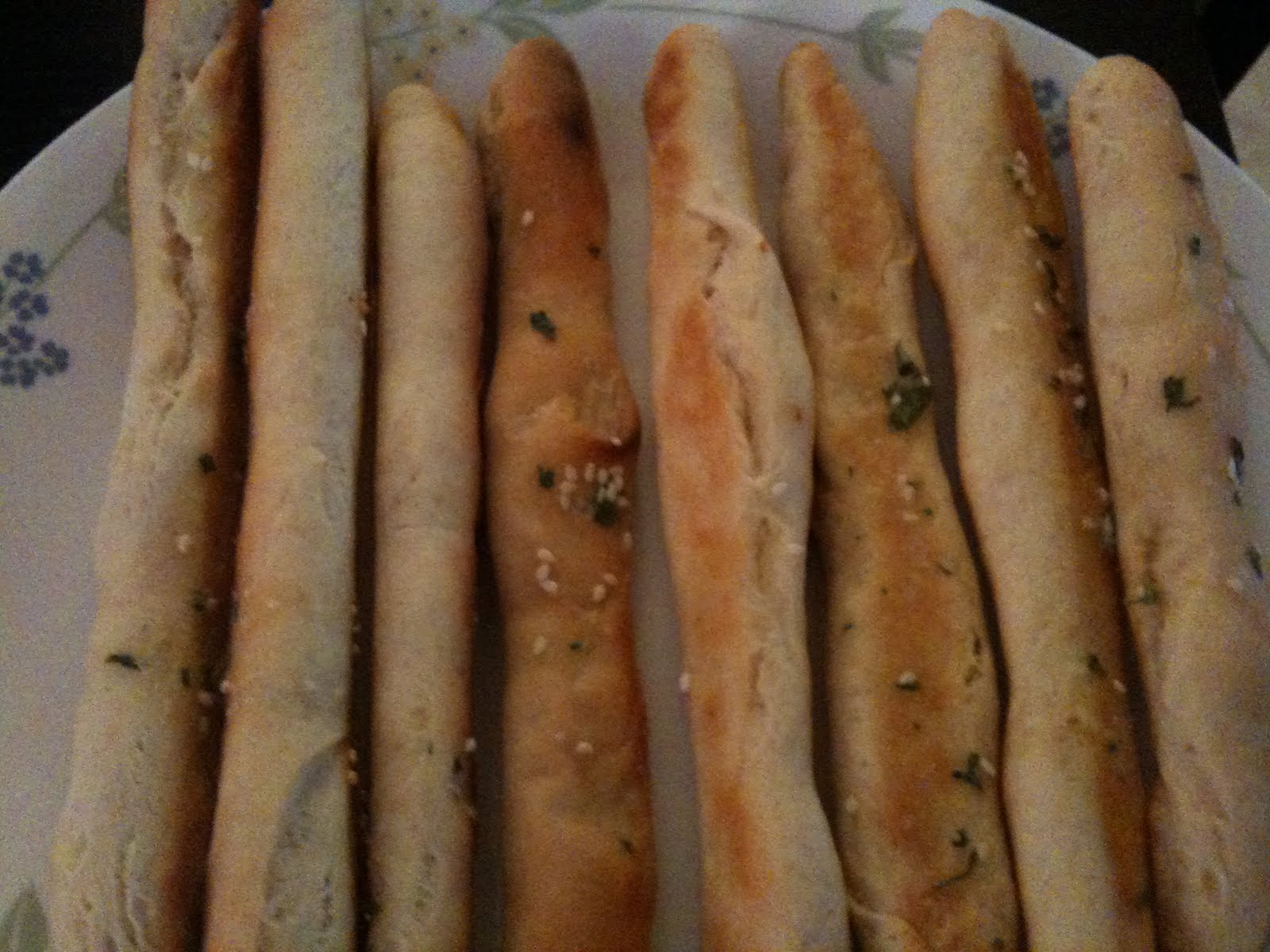 Cooking Bliss: Toasted Sesame Bread Sticks