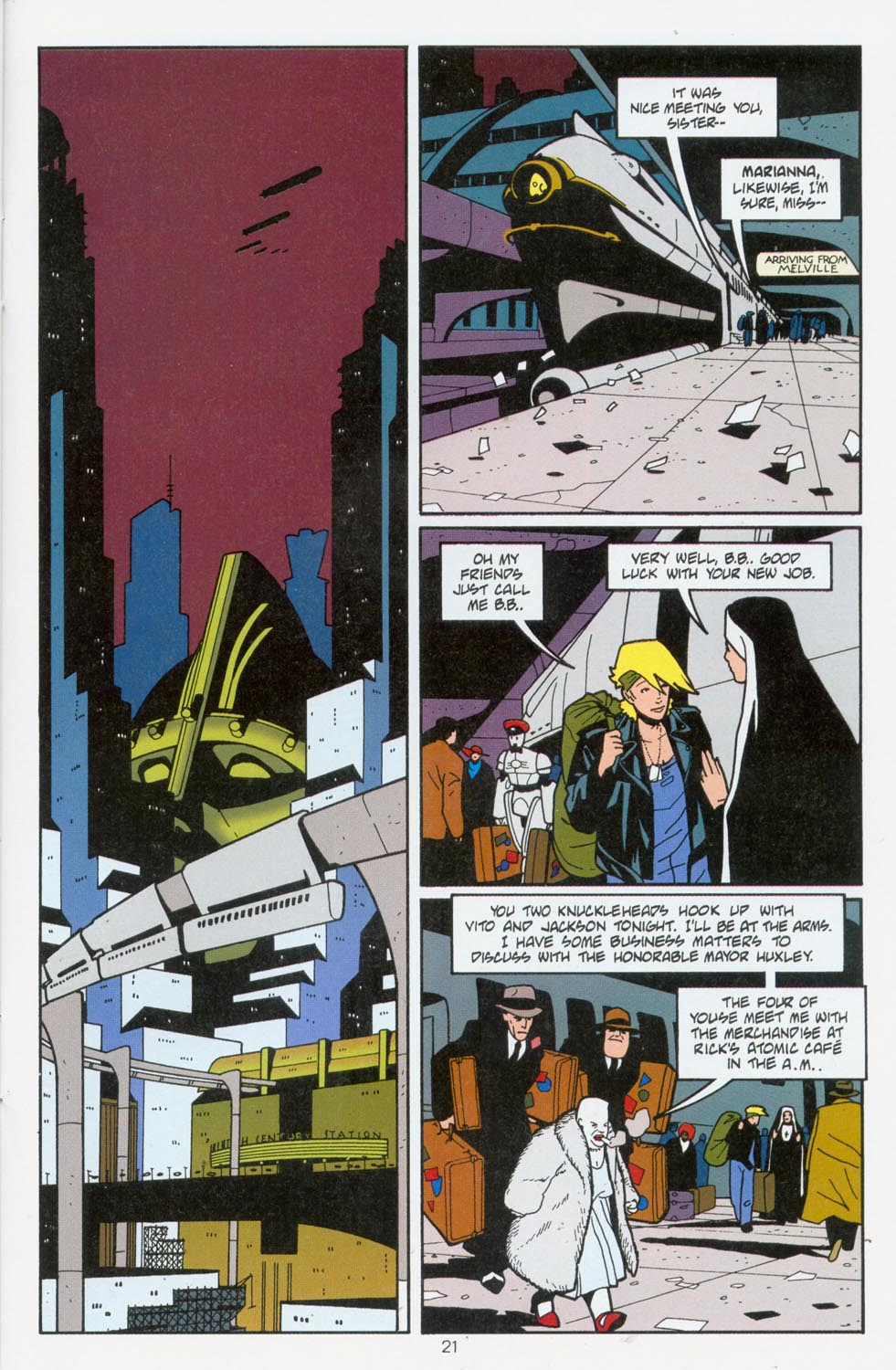 Un universo de Ciencia Ficción: 1996- TERMINAL CITY – Dean Motter y ...