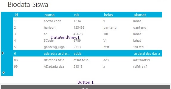 C Tutorial Insert Data Into Datagridview Mysql Database Source Code