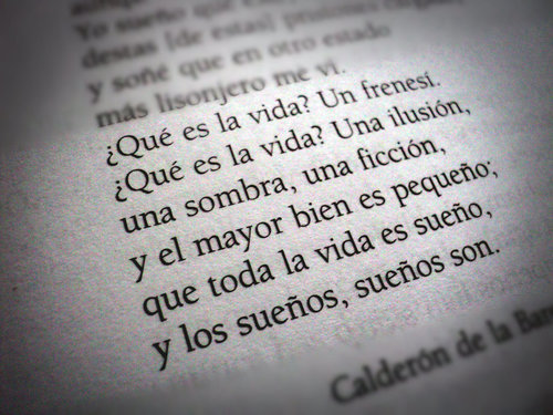 Palabras de Ana: La vida es sueño