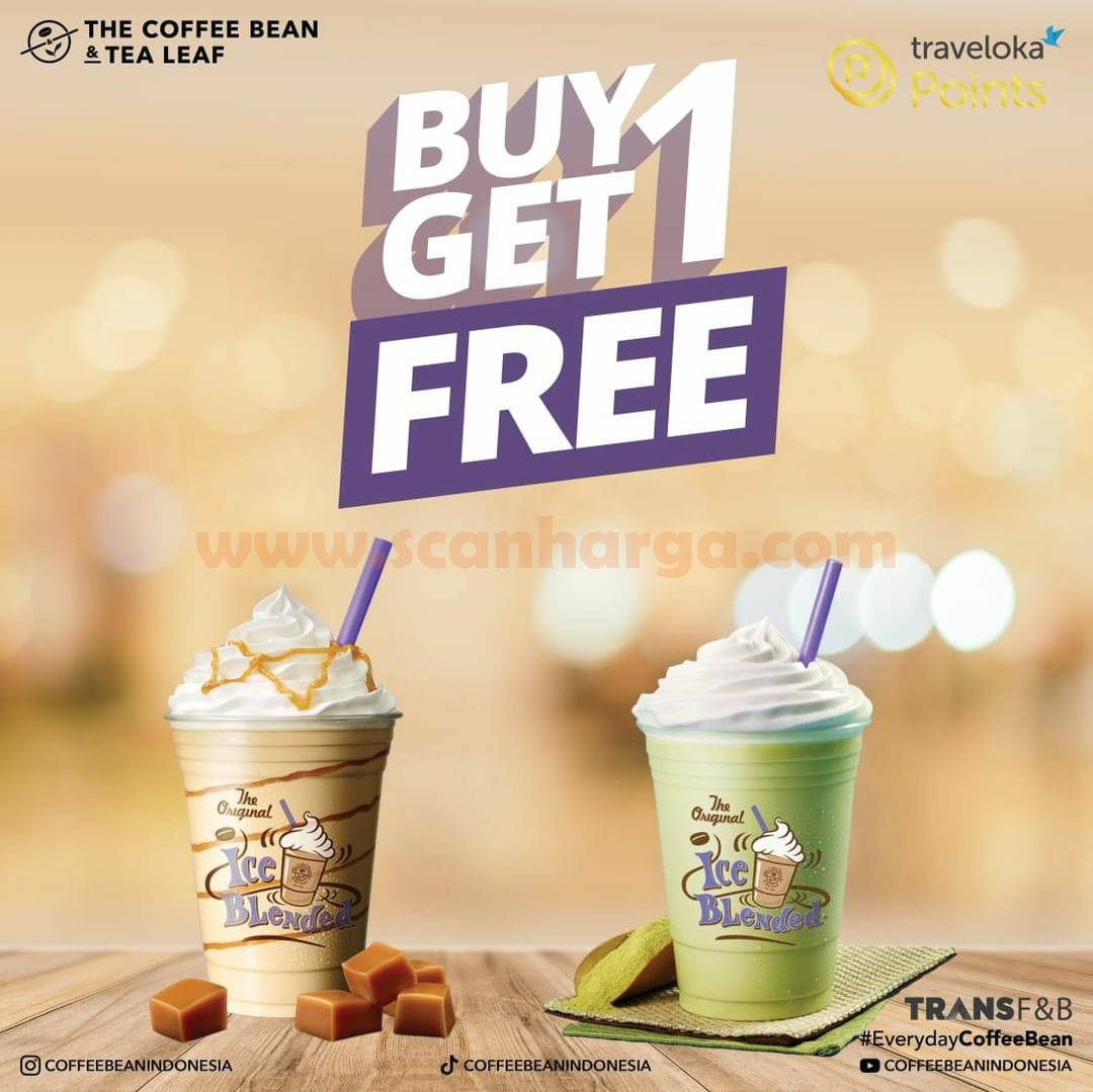 The Coffee Bean Promo Beli 1 Gratis 1 via Apikasi Traveloka | scanharga