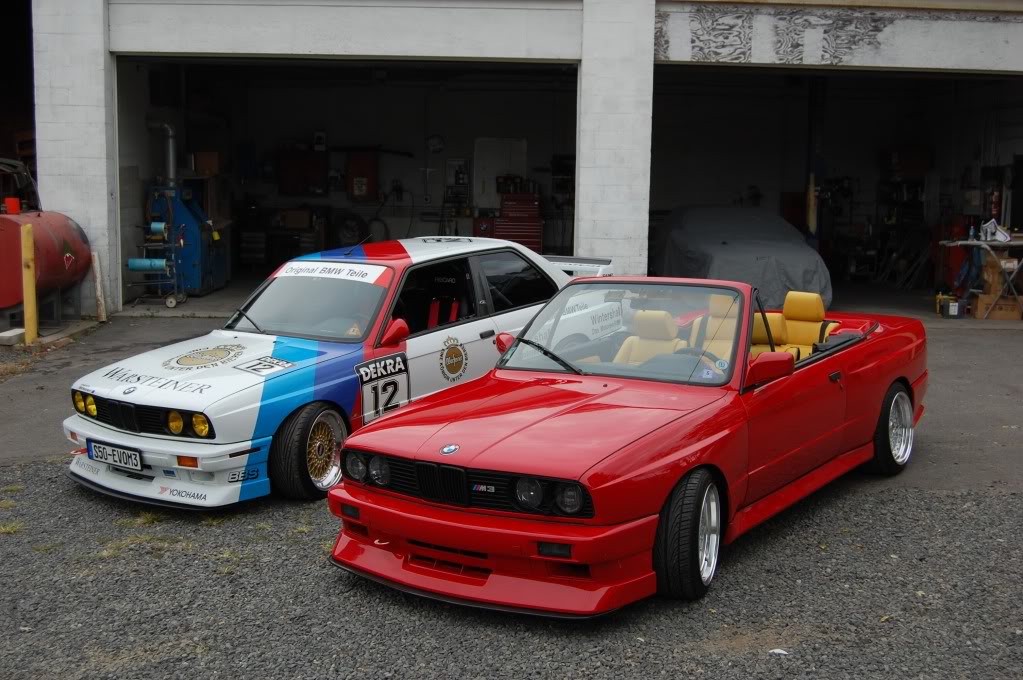 the 325iS: Ferrari Red BMW E30 M3 convertible, S52 swap, HOT