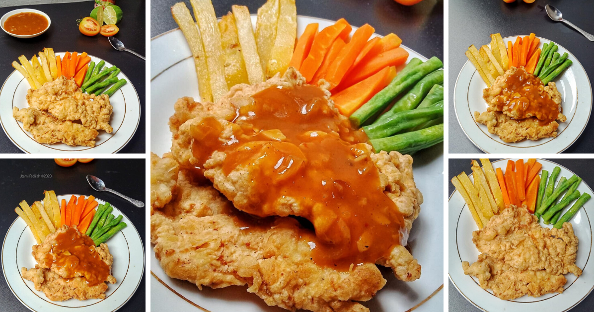 Crispy Chicken Steak Sajian Sederhana, Citarasa Mewah - CAPTION BAPER
