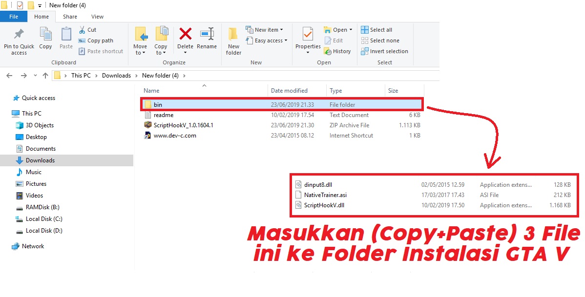 CARA INSTAL & MENGGUNAKAN NATIVE TRAINER GTA V SERTA CONTOHNYA ...