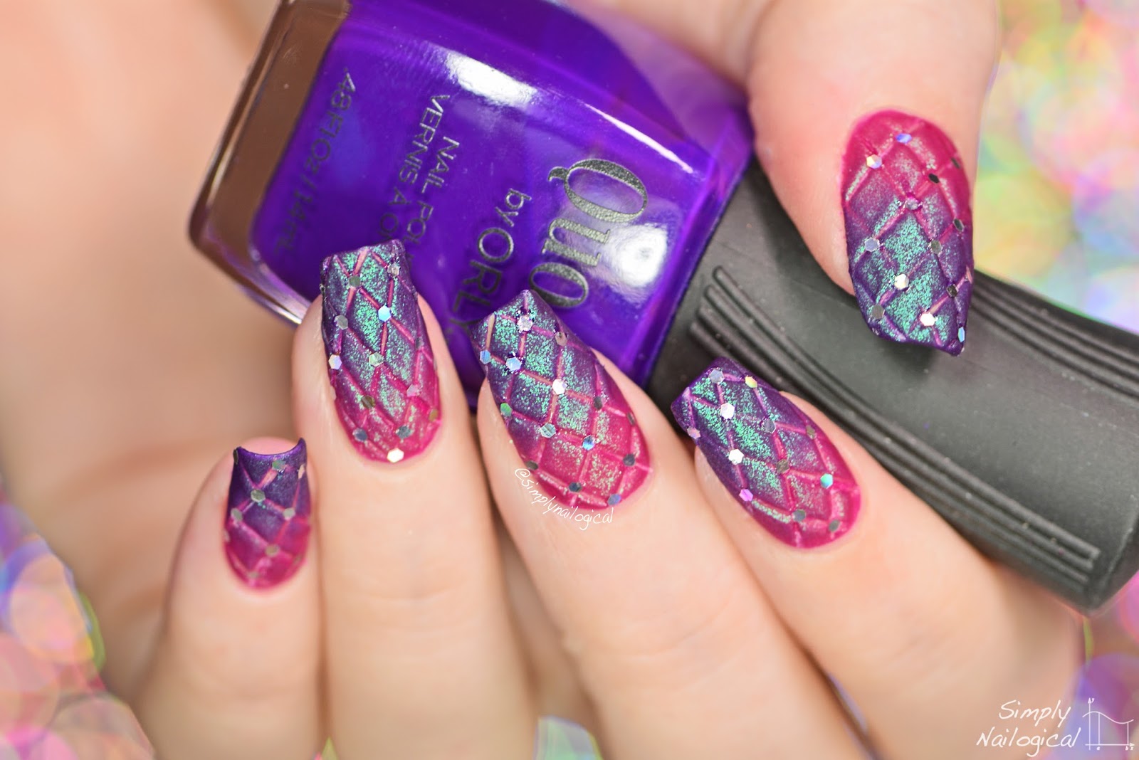 Simply Nailogical: DIY fancy quilted nails