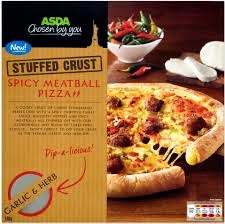 What BeeBee Did...: Asda Stuffed Crust Spicy Meatball Pizza with Garlic ...