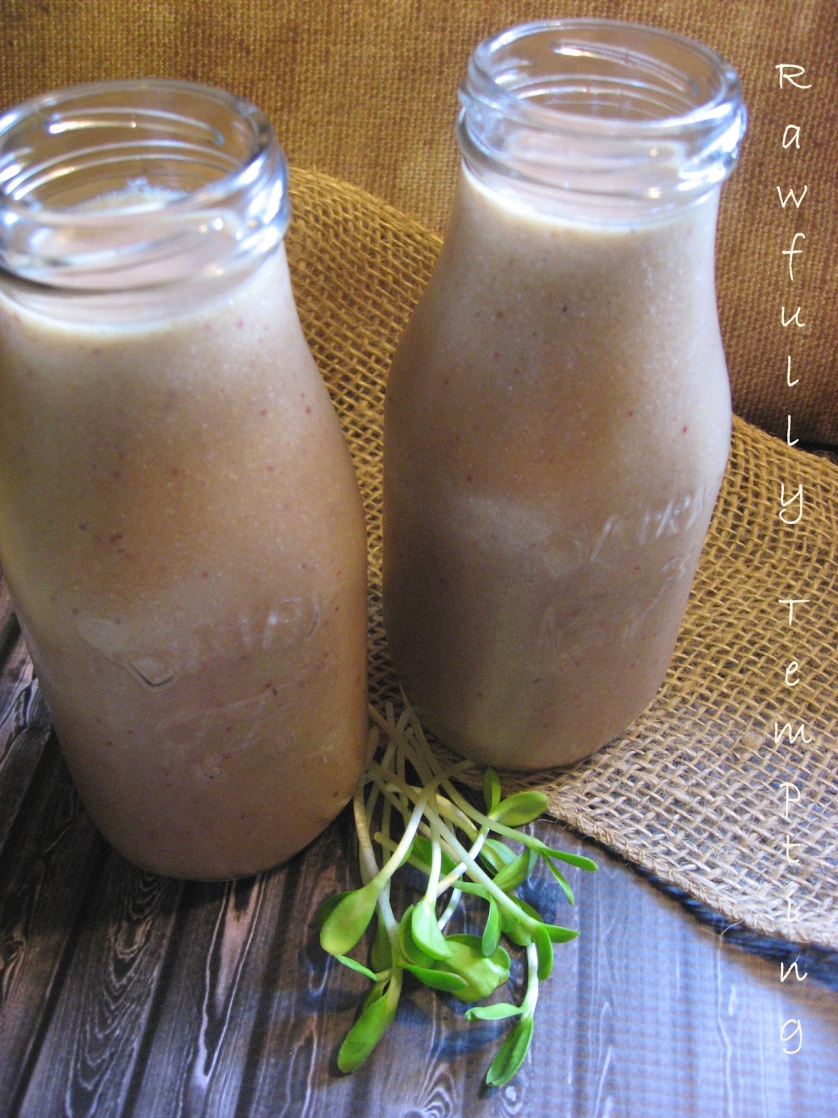 I had some leftover mango in the freezer along with delicious fresh ...