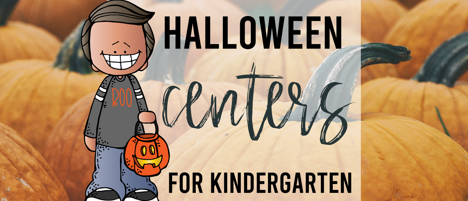 Kindergarten Halloween Centers | Math and Literacy Activities | Mrs ...
