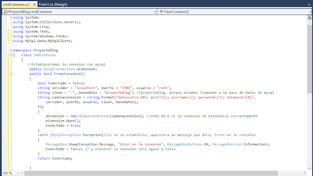 CRUD DE VENTAS: CRUD DE DATOS SOBRE VENTAS CON C# Y MYSQL