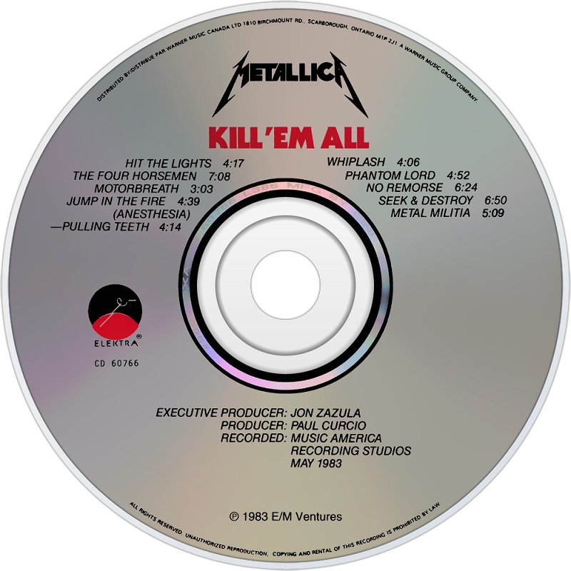 Cries from the Quiet World: Metallica "Kill 'Em All"
