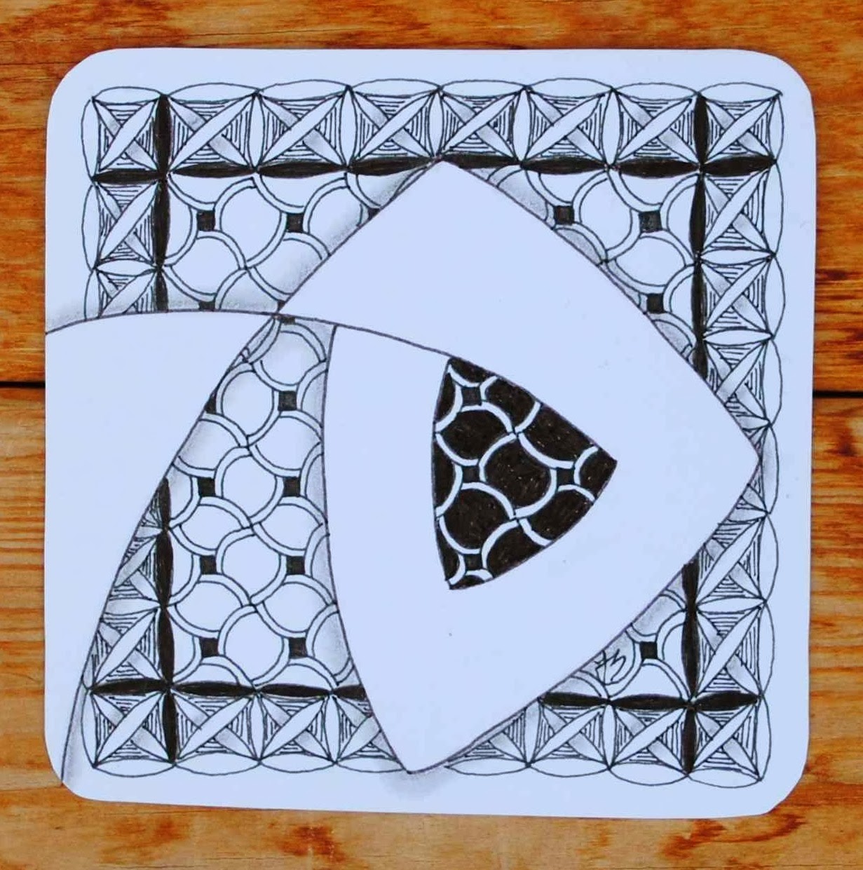 Tickled To Tangle: "It's a String Thing" #10 Tiles