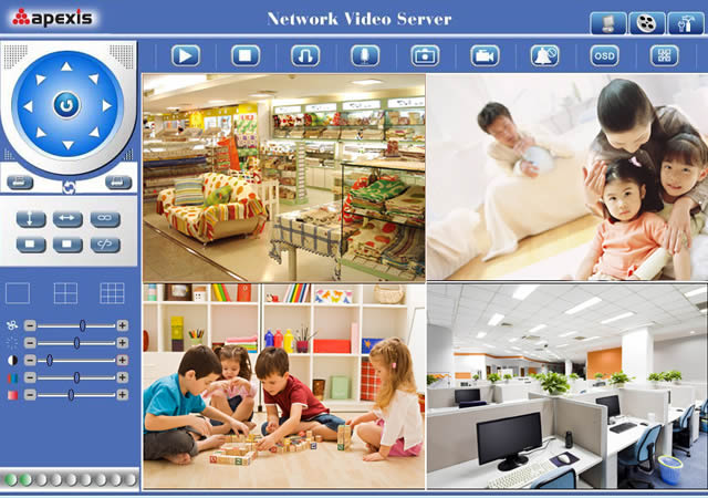 LIVE DEMO ~ Camera-cctv apexis