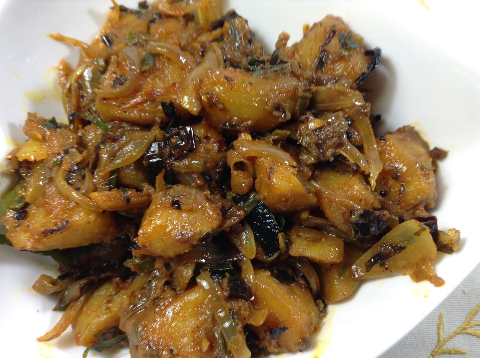 Simply Cooking and Health: Boiled potato stir-fried