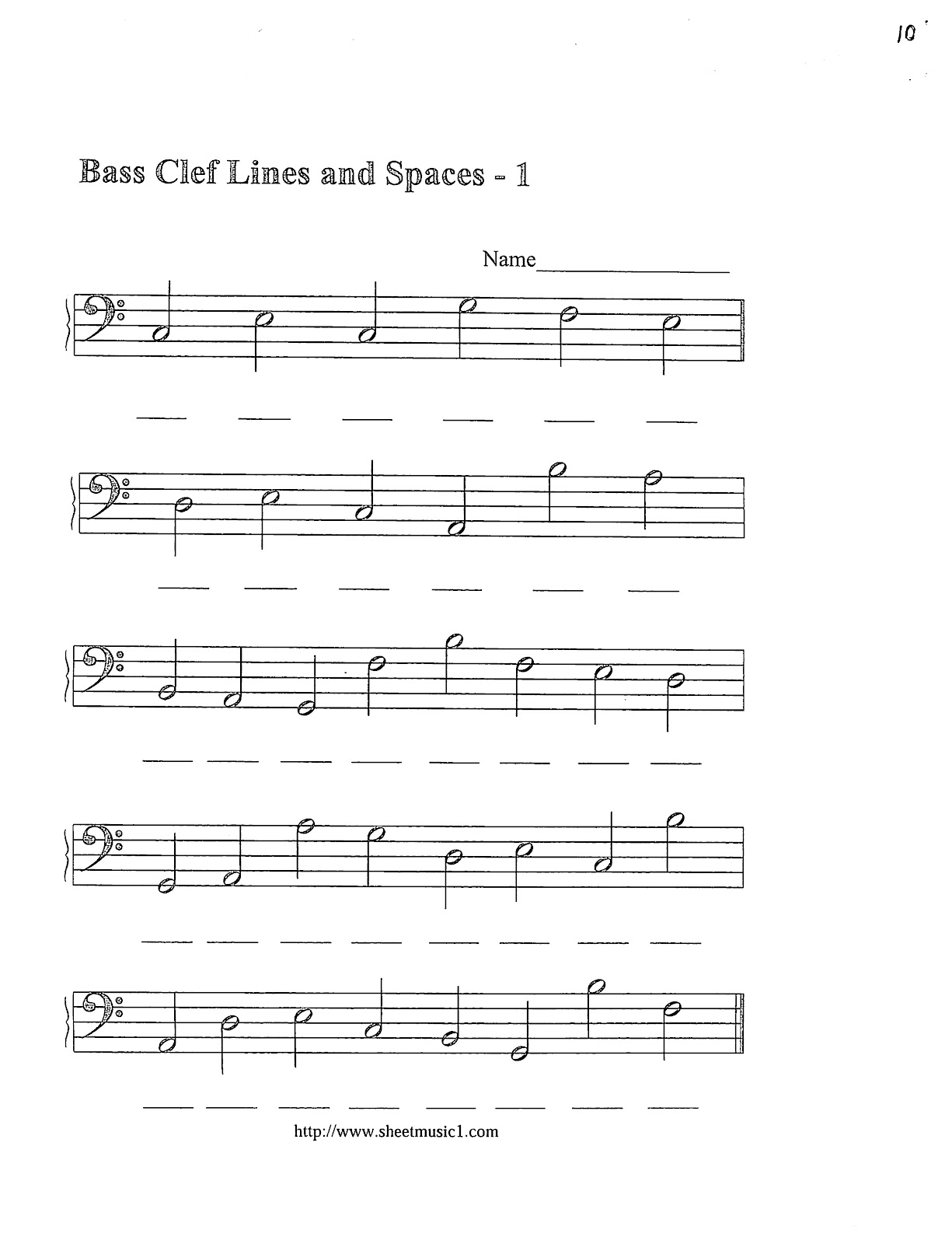 Miss Jacobson's Music: THEORY #7: BASS CLEF NOTE READING
