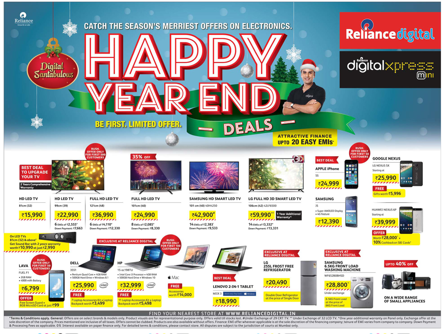 Reliance Digital year end sale deals & offers | Best offers in TVs ...