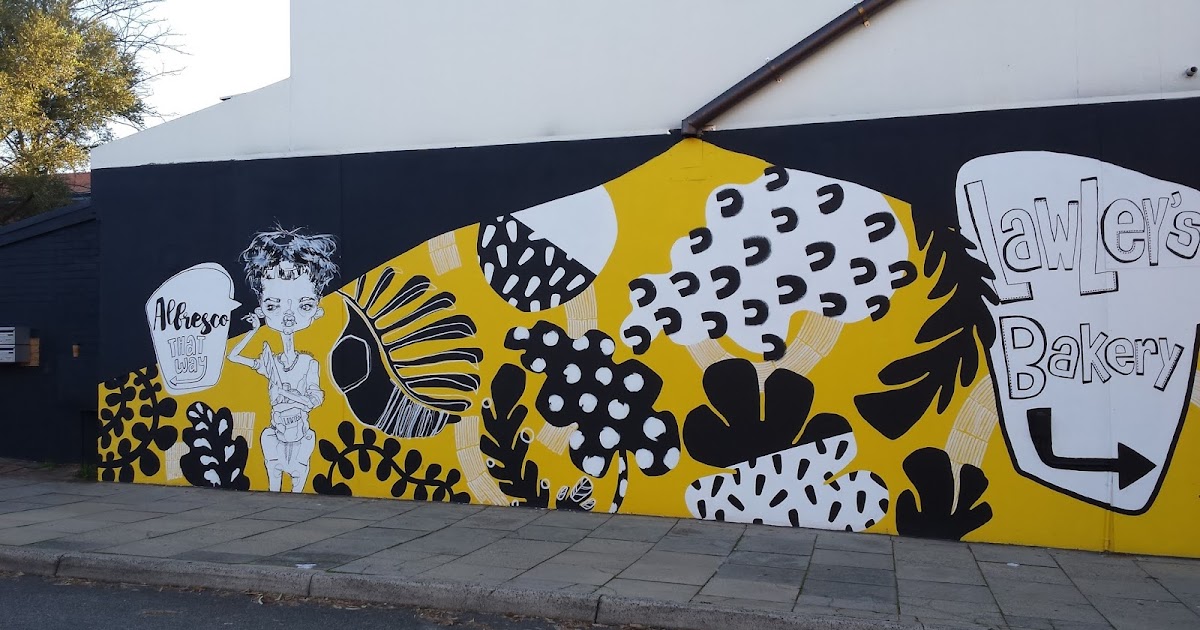 COLOURFULWORLD: Monday Mural - At the bakery