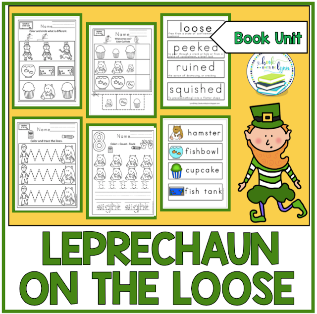 LEPRECHAUN ON THE LOOSE BOOK UNIT ~ Book Units by Lynn