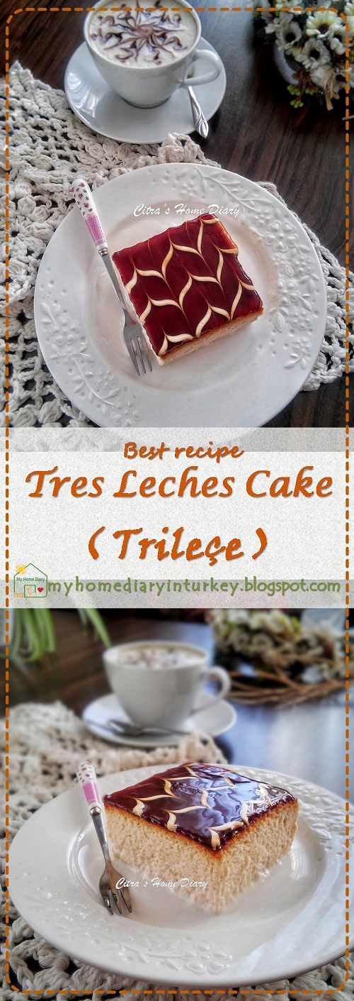 Citra's Home Diary: Trileçe / Pastel de Tres Leches / Tres Leches cake ...