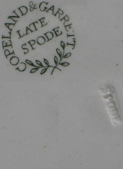 Spode History: More on Dating Spode Pieces in the early 1800s