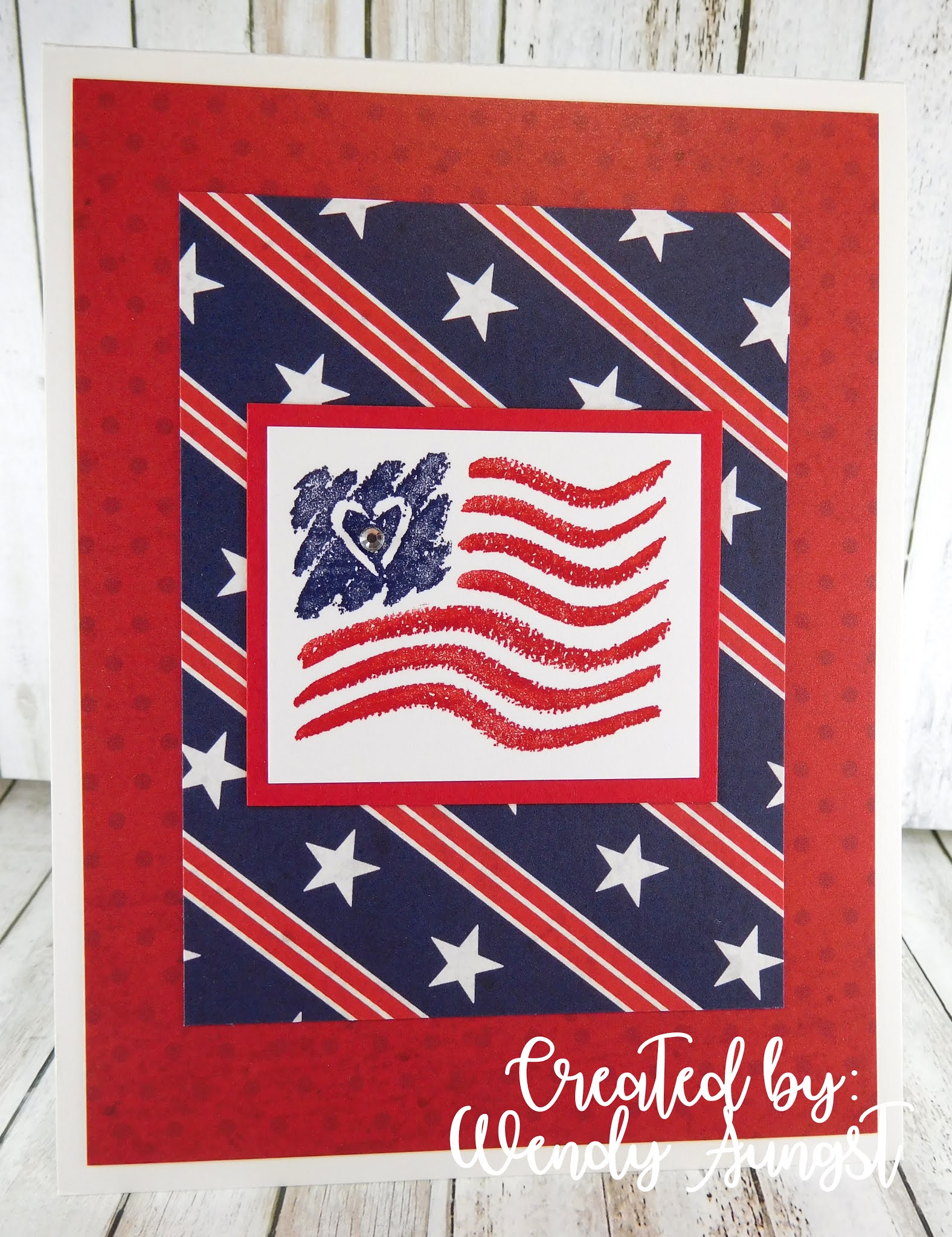 WeeBeeStampin4Fun: Patriotic Card Set