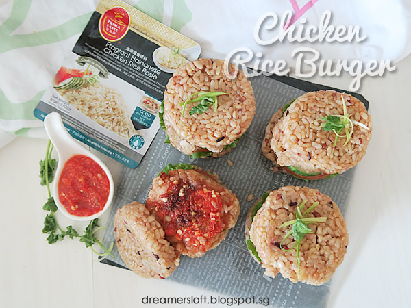 DreamersLoft: Chicken Rice Burger