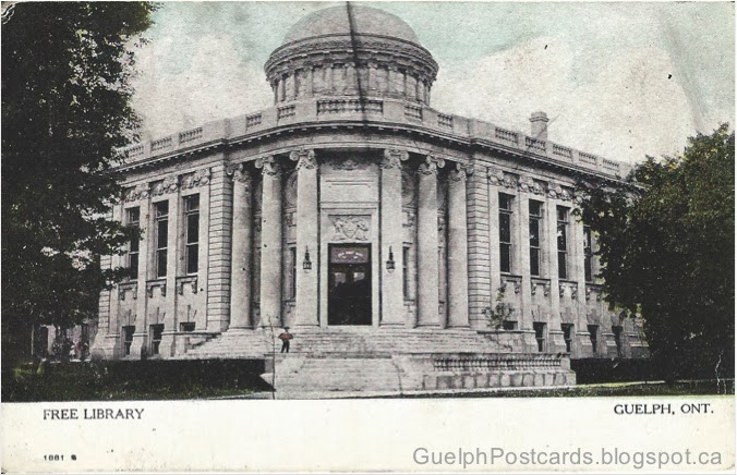 Guelph in postcards: The Carnegie Library