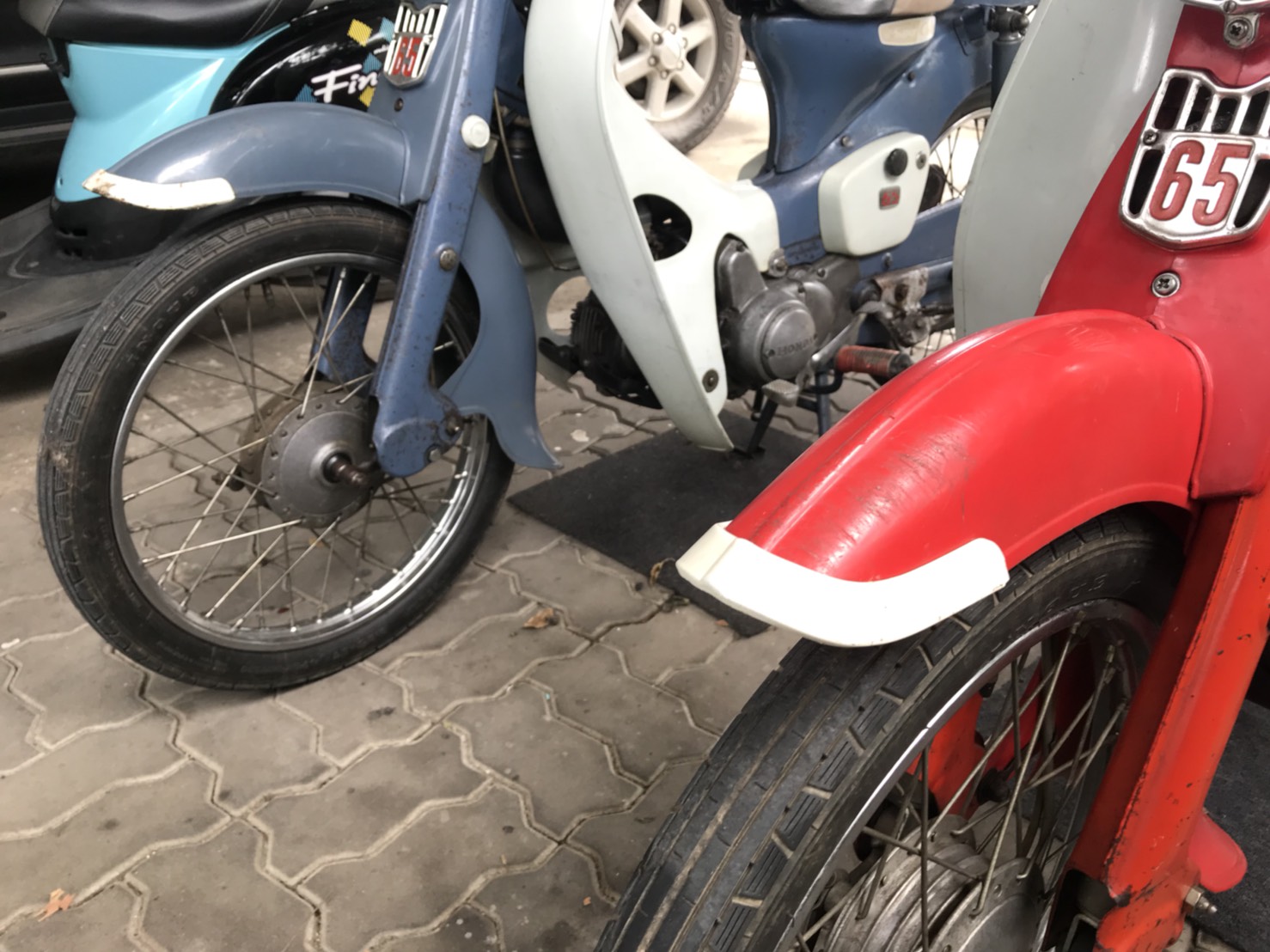 HONDA C65Y C65D จาก 0% ให้ครบ 100% : C65Y แดง เติมอะไหล่แท้ ชุดที่ 7