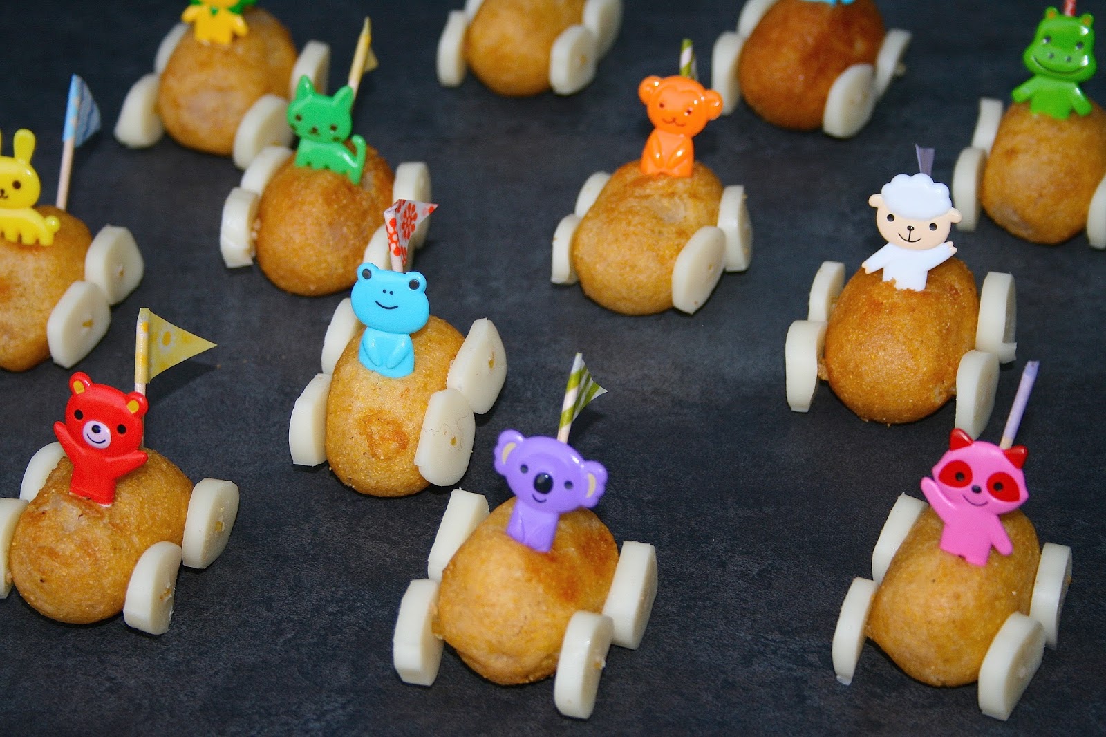 Make Mini Corndog Racers