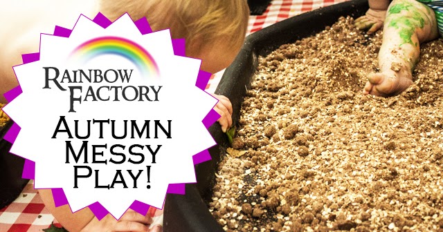 Autumn Messy Play! | Somewhere over the Rainbow Factory
