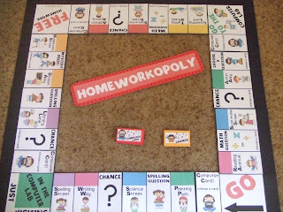 "Homeworkopoly" Game Pieces... | Fabulous Finch Facts