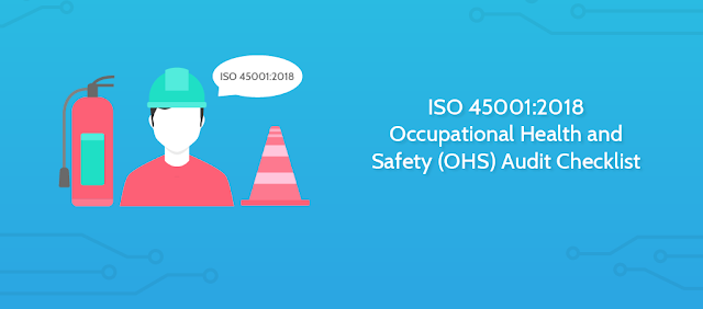 HSE Insider : FREE - ISO 45001 AUDIT CHECKLIST : PART 2