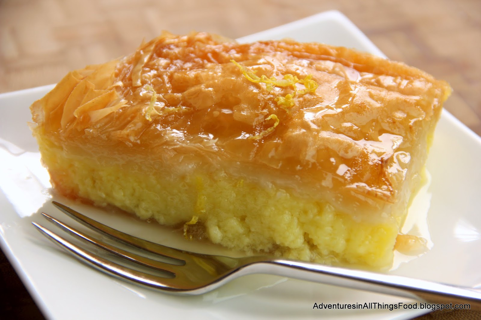 Adventures in all things food: Galaktoboureko - Greek Custard Pie ...