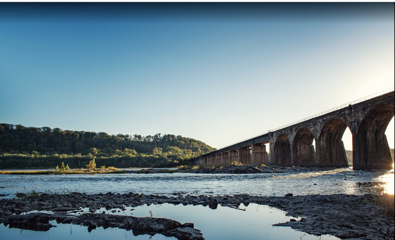 Industrial History: 1905 NS/PRR Shocks Mill Bridge over Susquehanna River