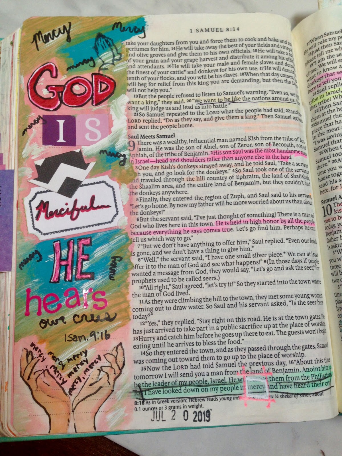 Amy's Creative Pursuits: My Bible Journaling Pages This Week
