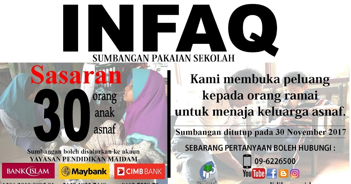 Yayasan Pendidikan MAIDAM: INFAQ ITU APA?