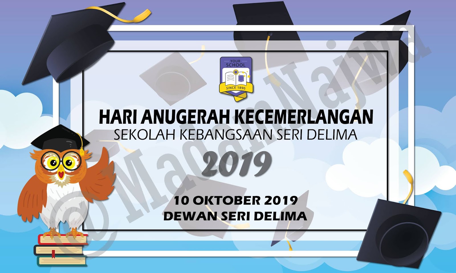 Banner dan Bunting Sekolah: DESIGN BANNER DAN BUNTING PROGRAM