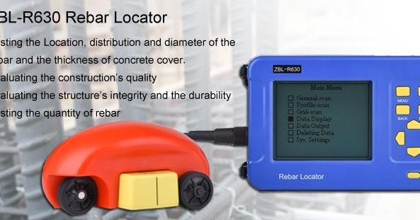 ZBL-R630 Ferro Scan rebar scanner Rebar detection Finder Detector