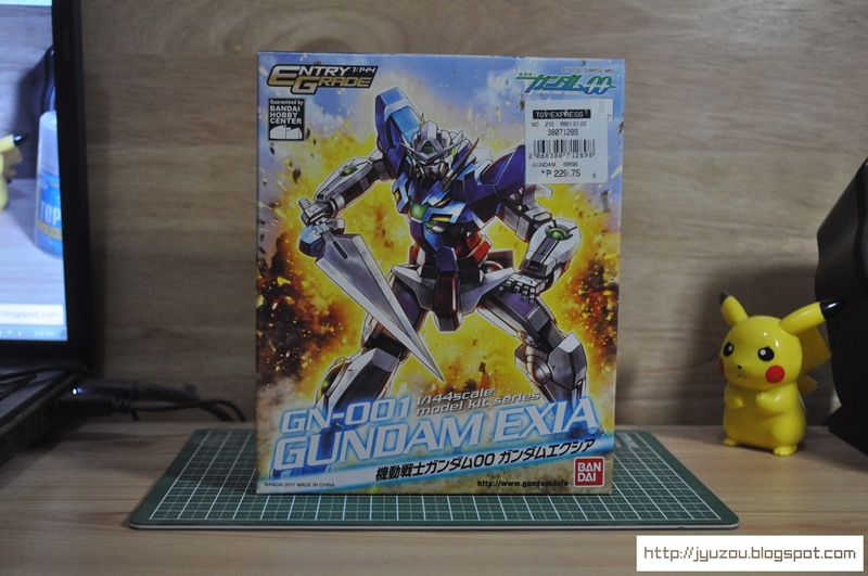 Jyuzou's Blog: Entry Grade GN-001 Gundam Exia Gunpla Unboxing & Review