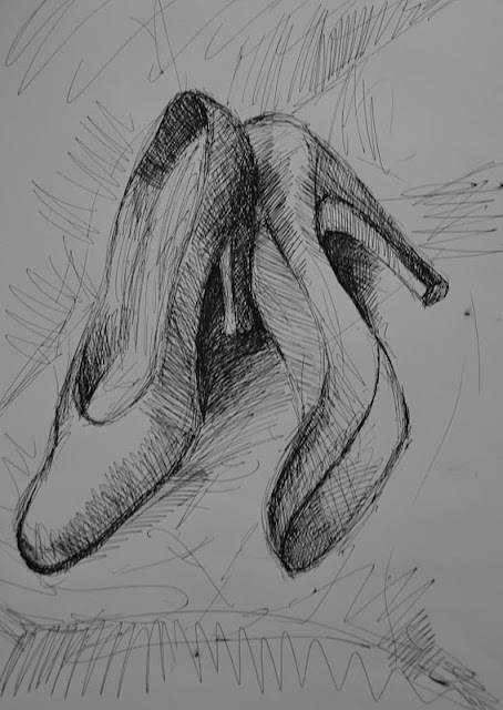 Grażyna Widawska- rysunek i malarstwo: Buty