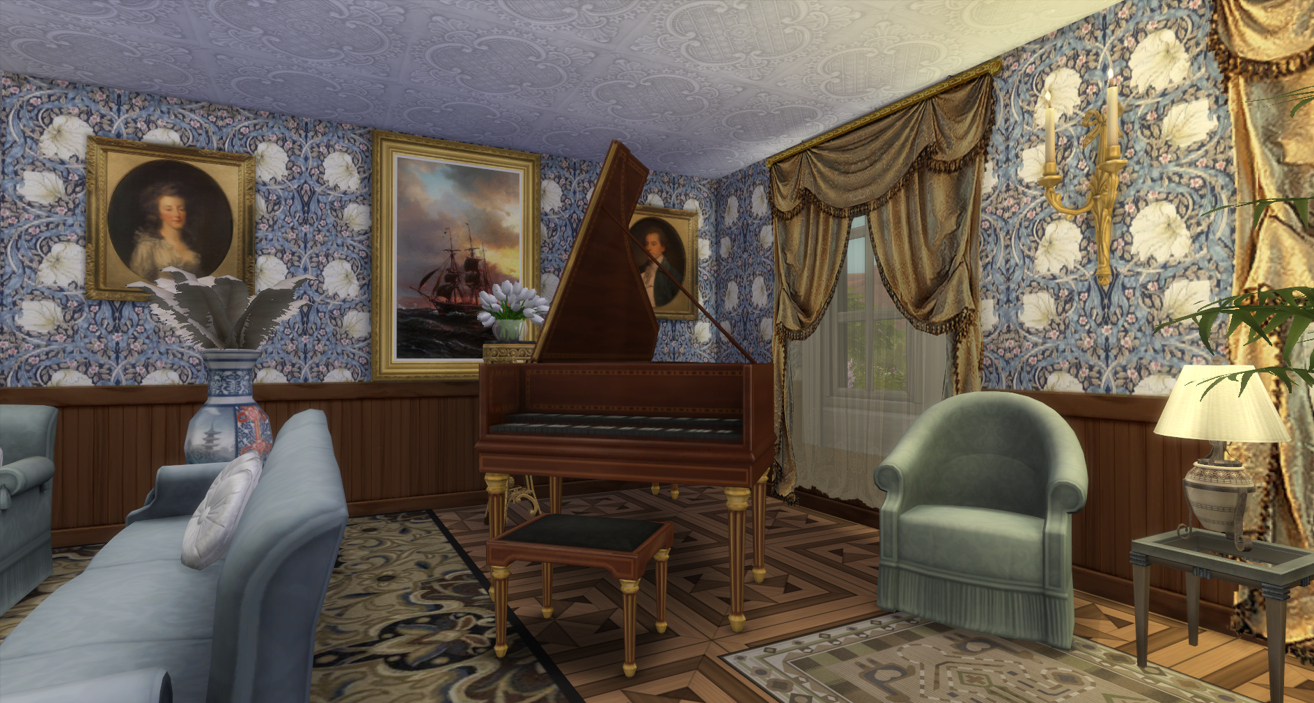 The Sims Powder Room: The Cronhardt