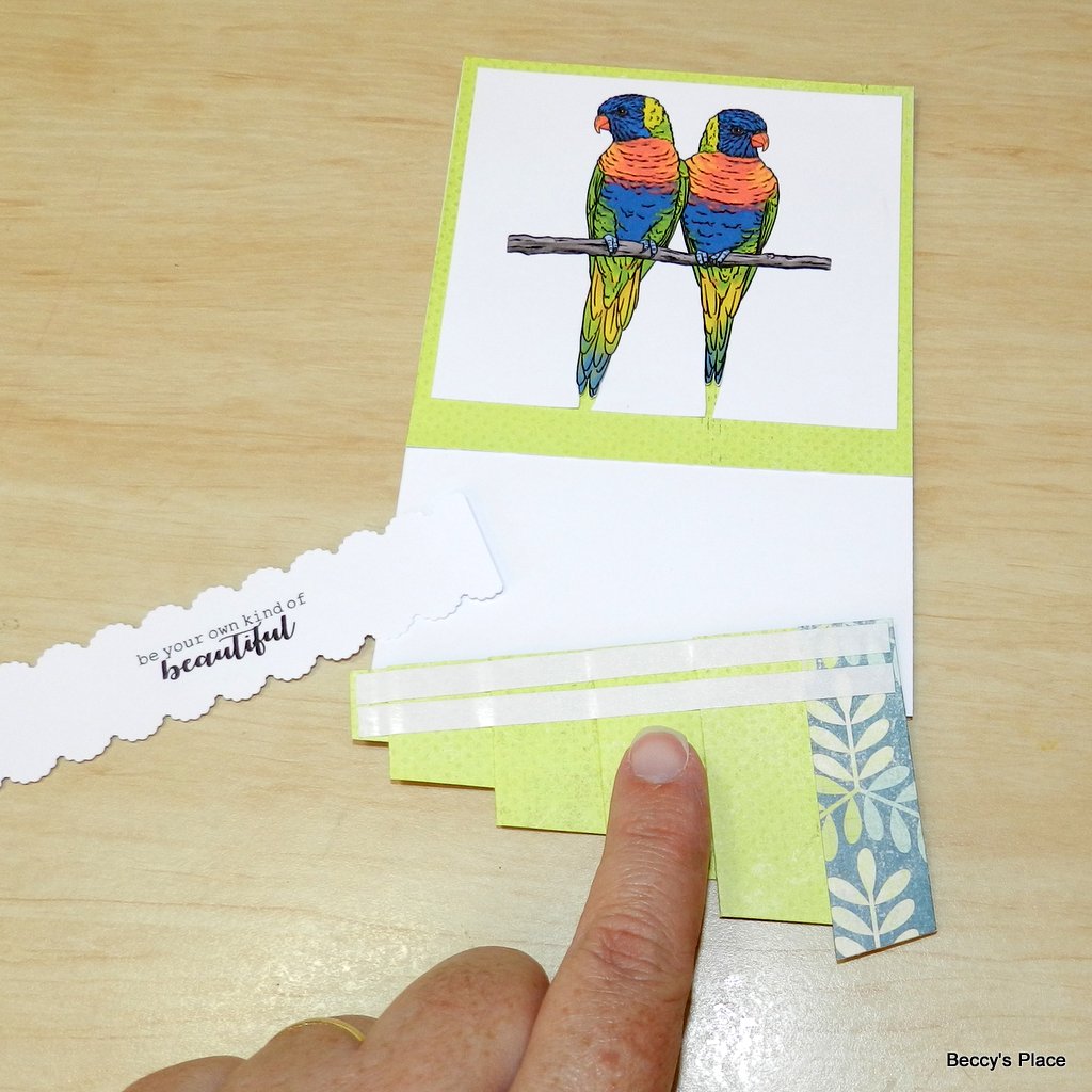 Beccy's Place: Tutorial - Curtain Fold Card