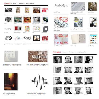 inspire. think. design.: Pentagram