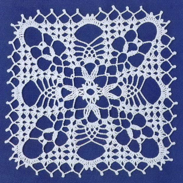 Crochet Lace - Crochet Squares - Square doily - Fabulous