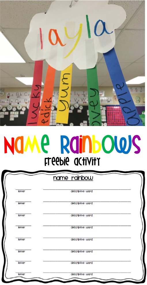 The First Grade Lunchbox: March Rainbows